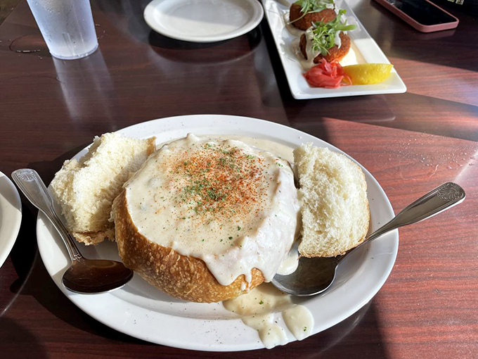This bread bowl of chowder isn't just comfort food&mdash;it's a warm, creamy hug from the ocean itself.