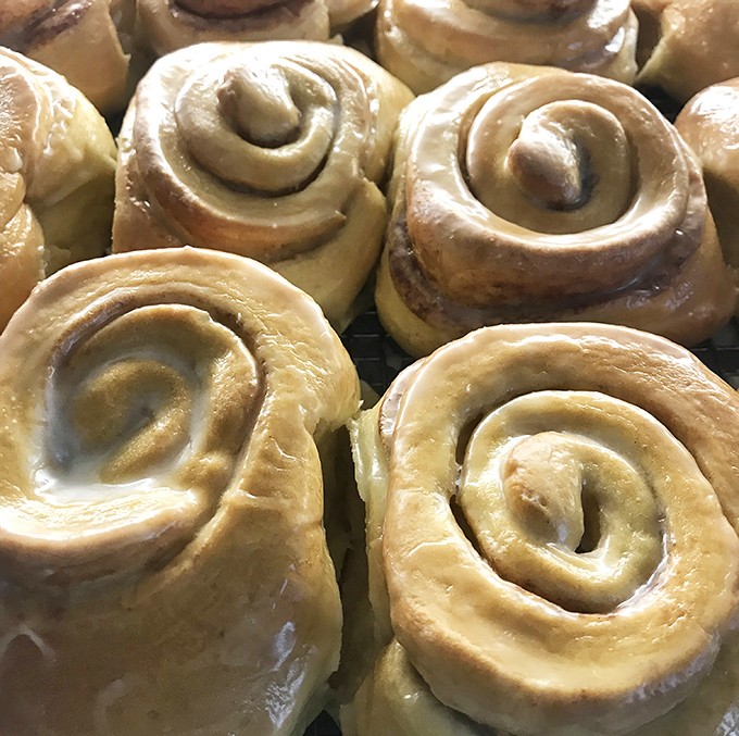 These cinnamon rolls haven't even hit the fryer yet and I'm already calculating how many I could reasonably eat before someone stages an intervention.