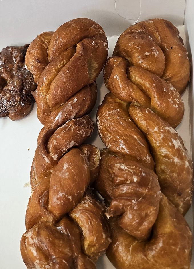 These cinnamon twists look like delicious DNA strands, spiraling their way straight to your happiness receptors.