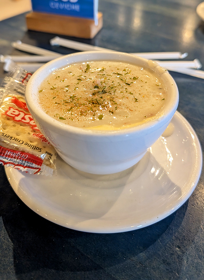 This isn't just clam chowder&mdash;it's a creamy bowl of coastal comfort that makes rainy Oregon days something to look forward to.