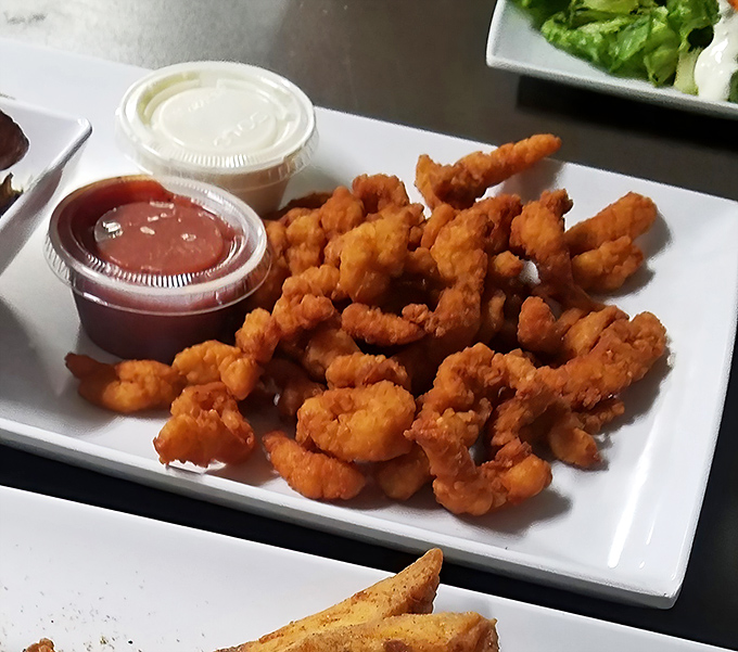 Golden-fried shrimp that crunch like nature's potato chips &ndash; these little treasures are what seafood dreams are made of.