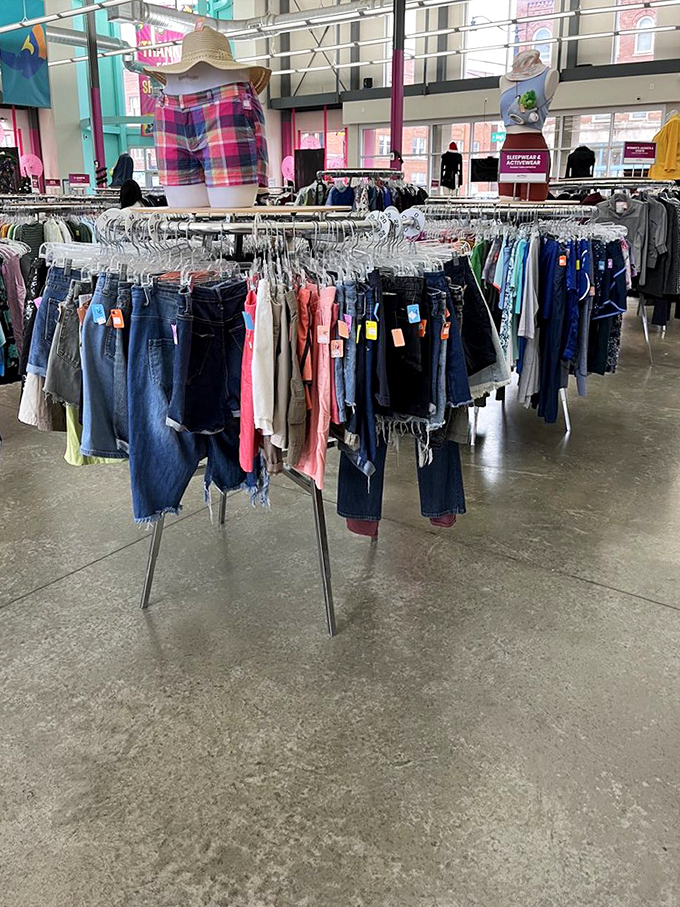 The clothing section is organized better than my life will ever be, with options that'll have you questioning retail prices forever.