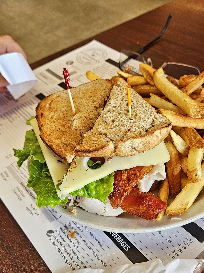 This sandwich doesn't need fancy aioli or artisanal bread to impress&mdash;it's the Meryl Streep of club sandwiches: classic, reliable, and always delivers.