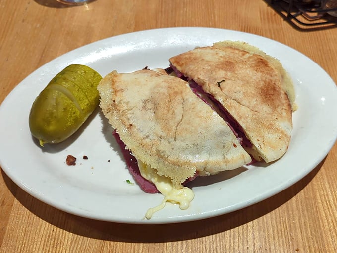 The perfect pita sandwich: a harmonious marriage of bread and filling that somehow manages to be both simple and extraordinary.