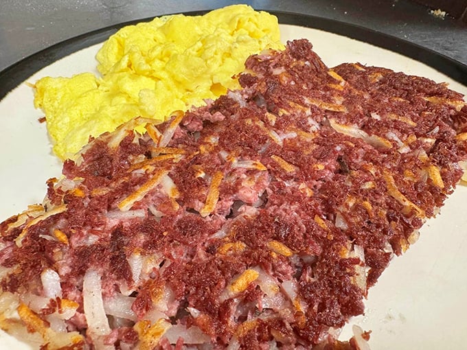 Corned beef hash that's actually made from corned beef&mdash;a revolutionary concept in a world of canned compromises.