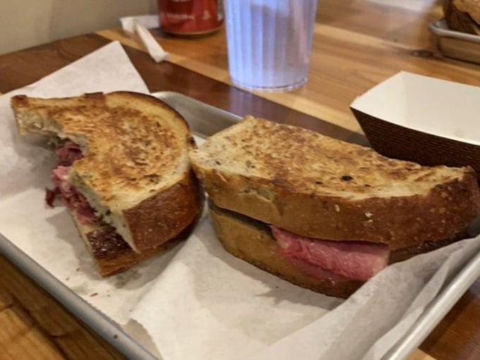 That corned beef sandwich could double as a doorstop, but you'll finish every magnificent bite anyway.