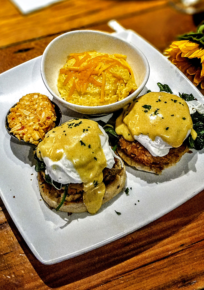 When crab cakes meet Benedict, magic happens on a plate that would make Julia Child smile.