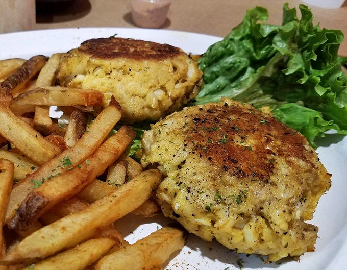 These golden-brown crab cakes are what Maryland dreams are made of&mdash;mostly crab, minimal filler, and cooked until the edges achieve that perfect crispy halo.