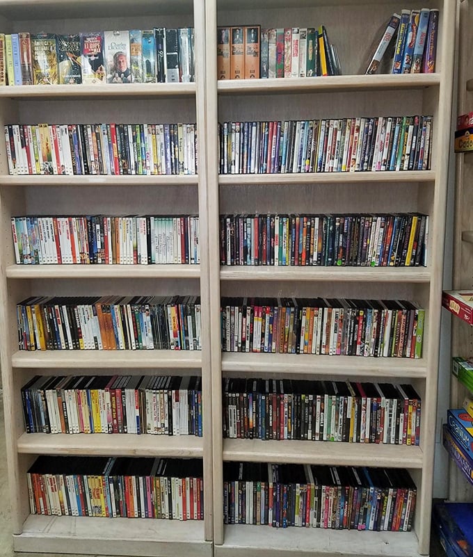 More entertainment options than your streaming services, organized better than most people's sock drawers.
