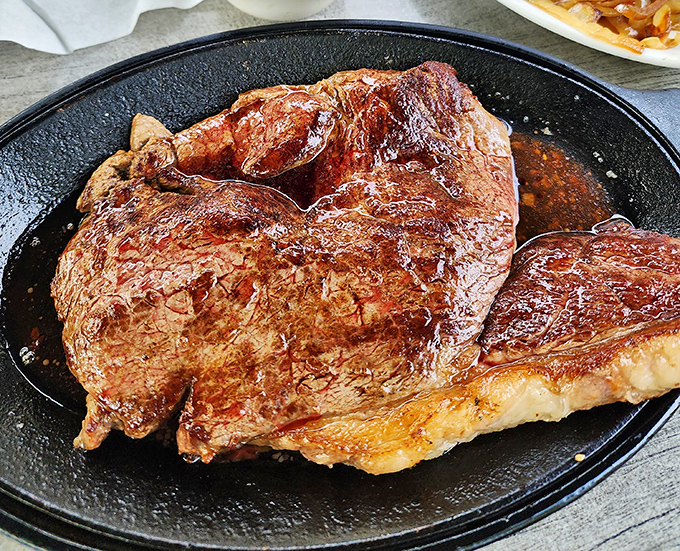 This Delmonico steak isn't just cooked&mdash;it's been treated with the reverence usually reserved for Renaissance paintings.