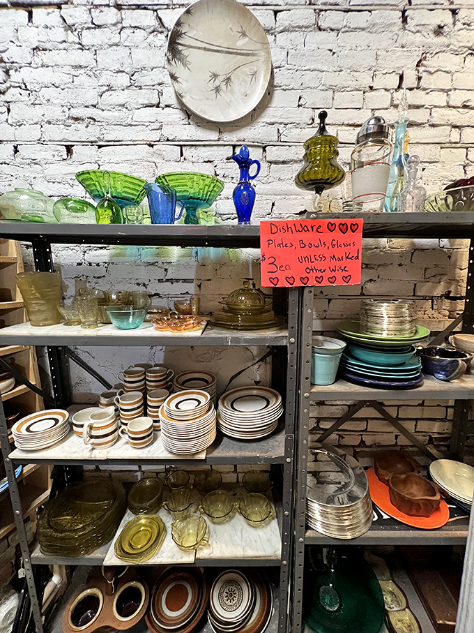 Dishware with stories to tell—these plates and glasses have hosted countless meals and conversations before they'll grace your dinner table.