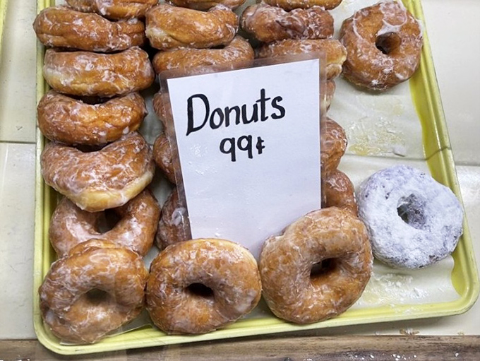 Donuts for 99 cents? In this economy? It's like finding a time machine to when treats were affordable and calories didn't count.