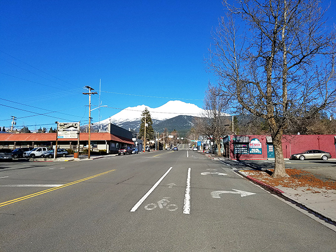 Downtown's charming storefronts prove that small-town America is alive and thriving in California's northern reaches.