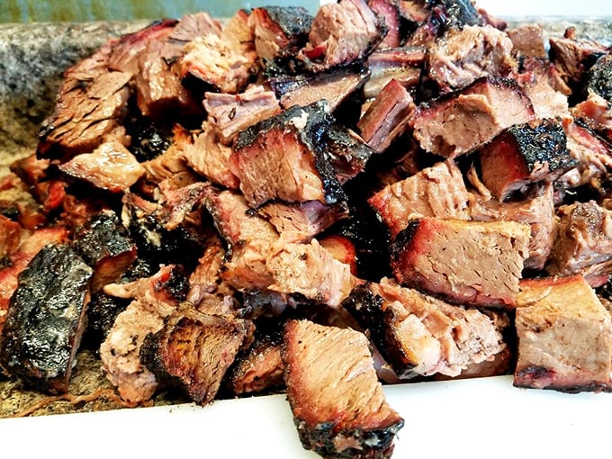 Burnt ends&mdash;barbecue's greatest magic trick. Transforming the toughest part of the brisket into caramelized cubes of flavor that would make a vegetarian reconsider life choices.