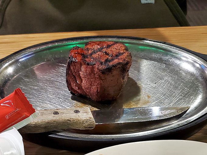 This Filet Mignon isn't just cooked &ndash; it's been treated with the reverence usually reserved for fine art or winning lottery tickets.