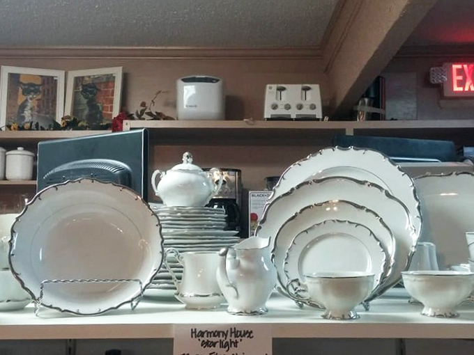 Grandma's china cabinet dreams come true! These elegant place settings have hosted countless family dinners and are ready for yours.