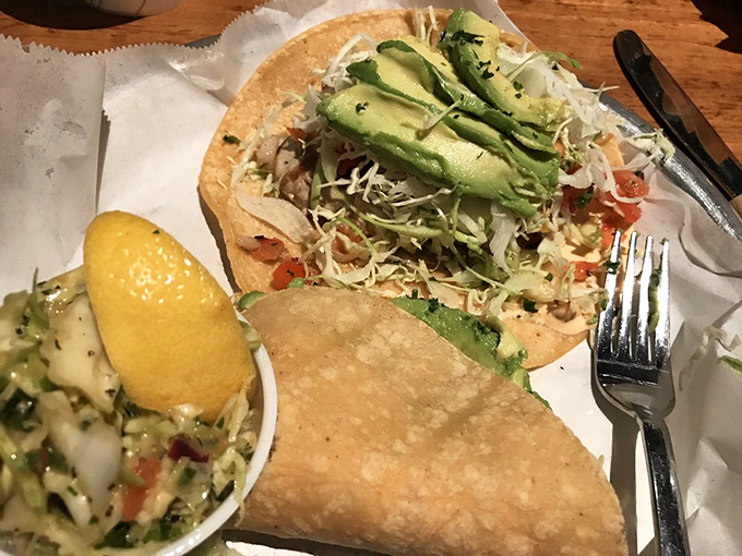 Fish tacos that make you question everything you thought you knew about tacos&mdash;fresh, vibrant, and unapologetically Californian.