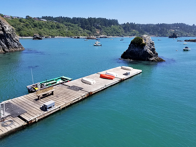 Not just any dock&mdash;this is where adventures begin and fresh seafood stories are born. The water's so clear you can practically see tomorrow.