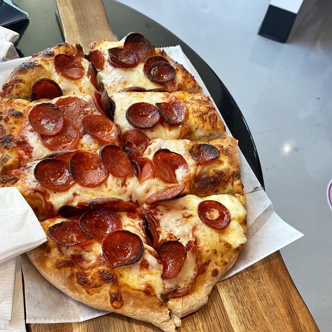 This flatbread pizza doesn't just have toppings&mdash;it has an entourage of perfectly roasted pepperoni and cheeses performing in delicious harmony.