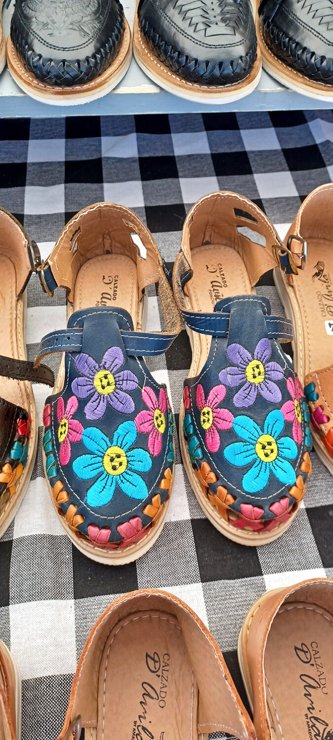 These aren't just shoes&mdash;they're wearable art! Hand-embroidered floral footwear brings a walking garden to your wardrobe at prices that won't wilt your wallet.