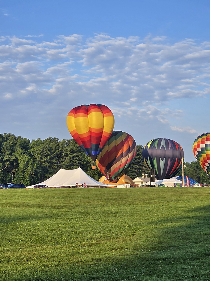 Hot air balloons dot Ashland's summer skies like colorful exclamation points, proving small towns know how to make big impressions.