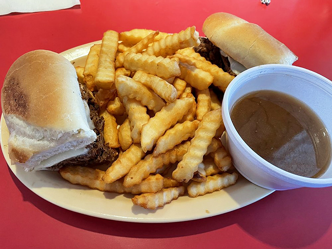 The French Dip sandwich with its savory au jus might just be the most elegant way to make a delicious mess of yourself.