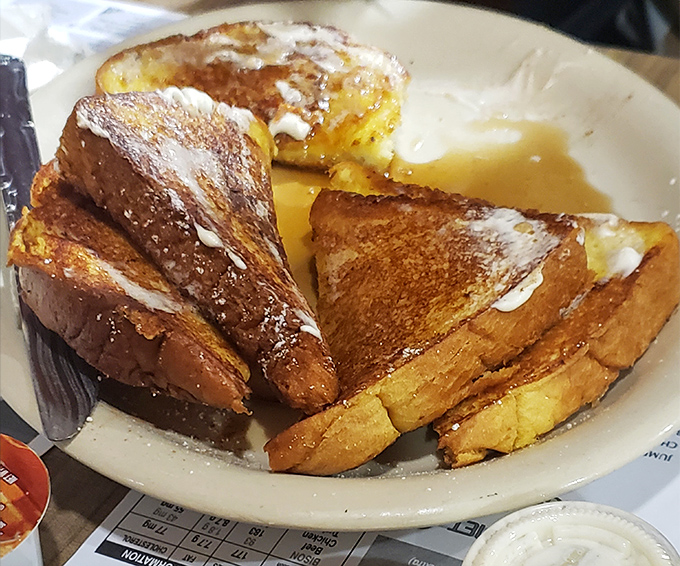 Golden-brown French toast that's crispy on the edges, custardy in the middle&mdash;the kind that makes you forget about that diet you were considering yesterday.