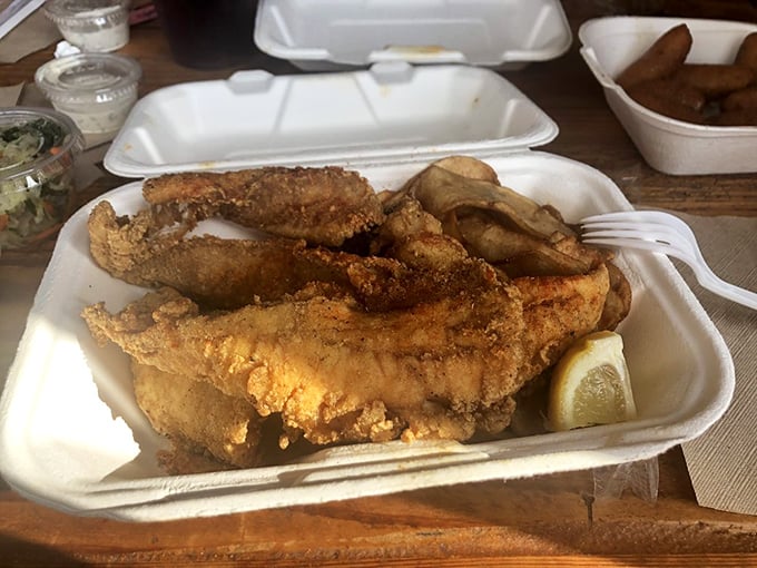 Fried flounder that shatters at first bite, revealing pearly white flesh beneath&mdash;this is the seafood equivalent of breaking into a cr&egrave;me br&ucirc;l&eacute;e.