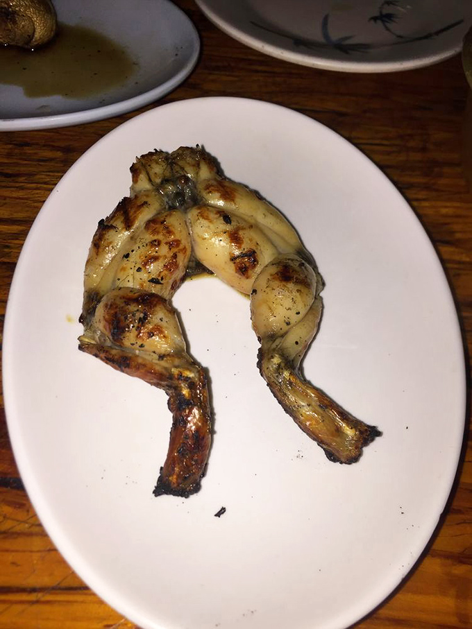 These aren't your average chicken wings. Tender frog legs deliver a delicate flavor that's like chicken's sophisticated cousin who studied abroad.