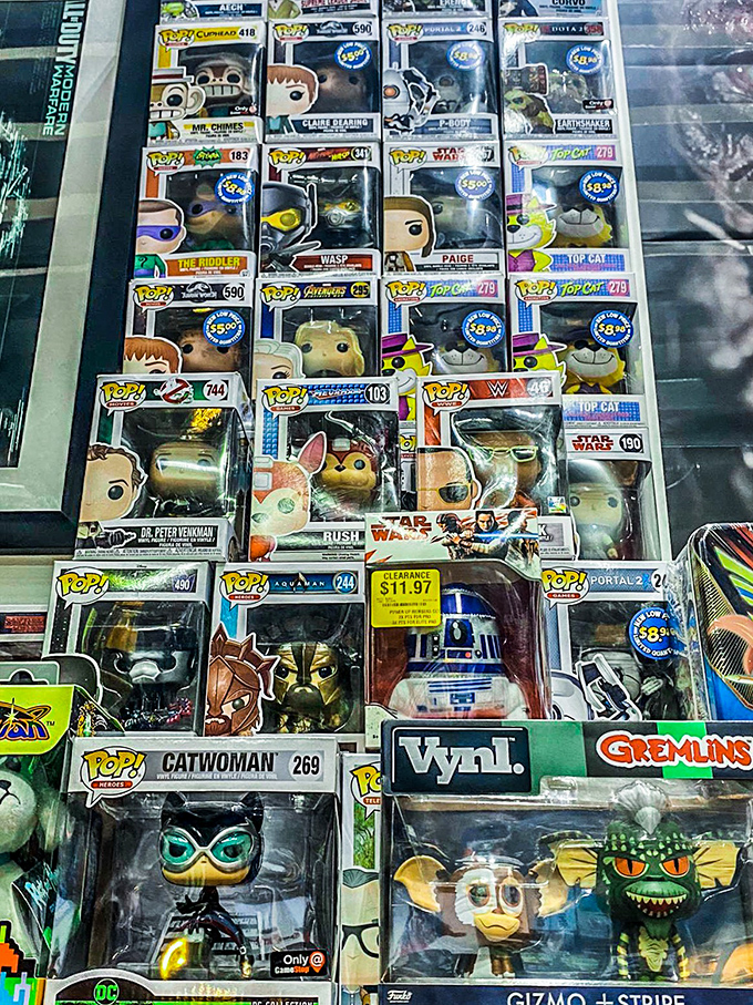 Pop culture paradise! This Funko collection turns nostalgic character cravings into an affordable addiction. Warning: you'll never leave with just one.