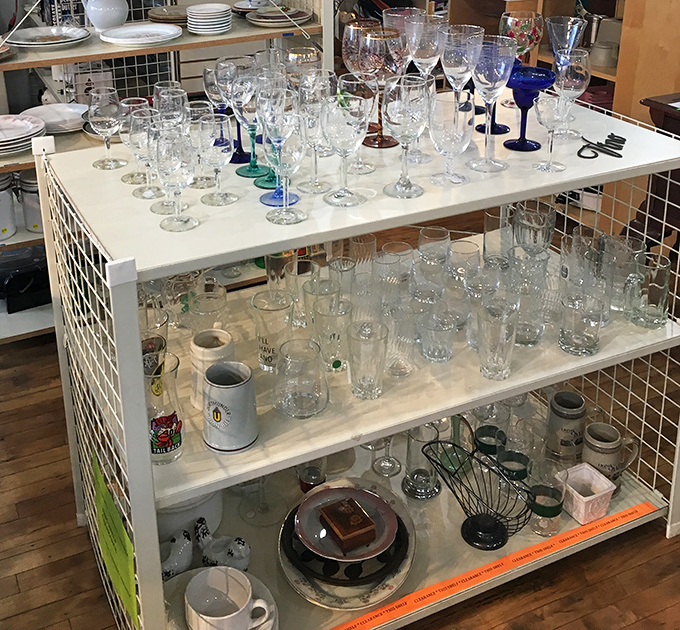 Stemware that's seen countless toasts awaits new celebrations. From cobalt blue to crystal clear, these glasses hold stories along with your Chardonnay.