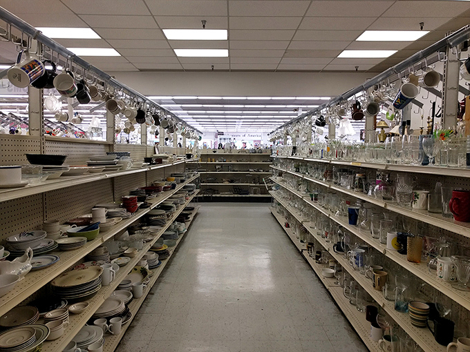 The dishware aisle: a matchmaker's nightmare but a creative host's dream. Mix-and-match your way to tabletop eccentricity that guests will remember.