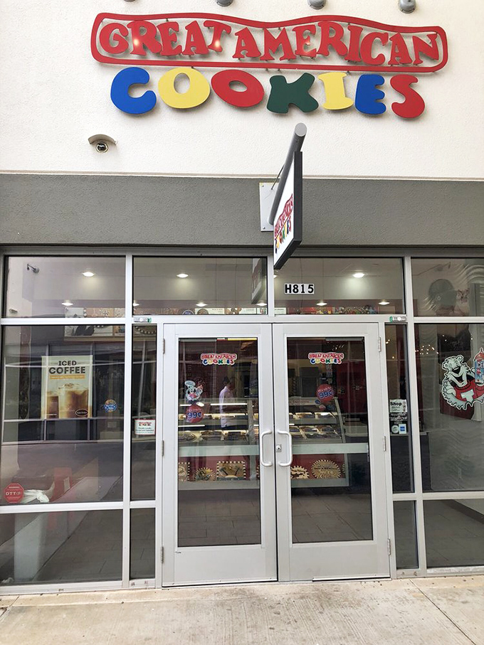 Great American Cookies: because you deserve a sweet reward for all those calories burned power-shopping. 