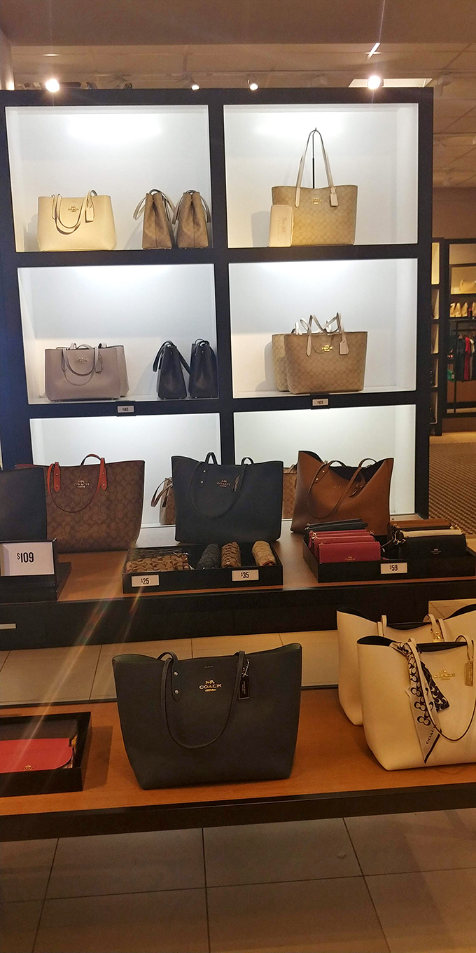 Coach bags displayed like museum pieces, except you're allowed&mdash;encouraged even&mdash;to take these treasures home.