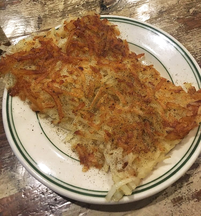 These aren't just hash browns; they're a crispy, golden masterpiece that makes you question why potatoes ever appear in any other form.