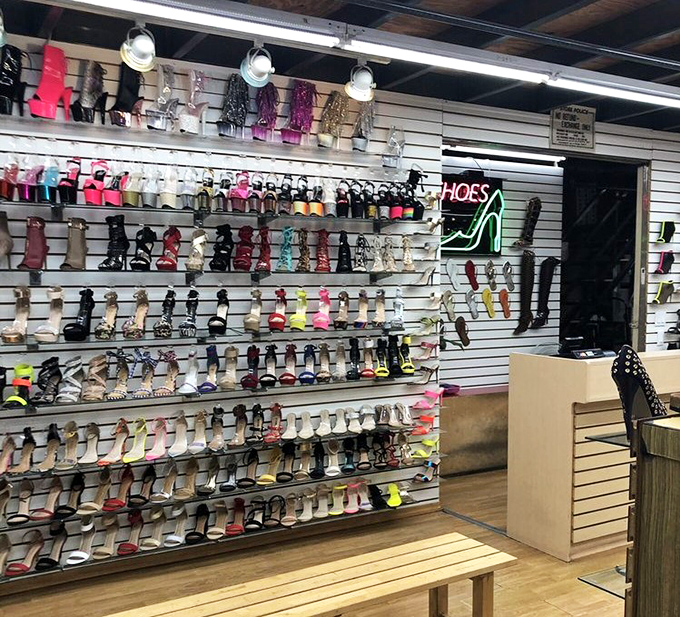 Cinderella would have skipped the glass slipper if she'd seen this collection. Every style imaginable, from practical to "how does she walk in those?"