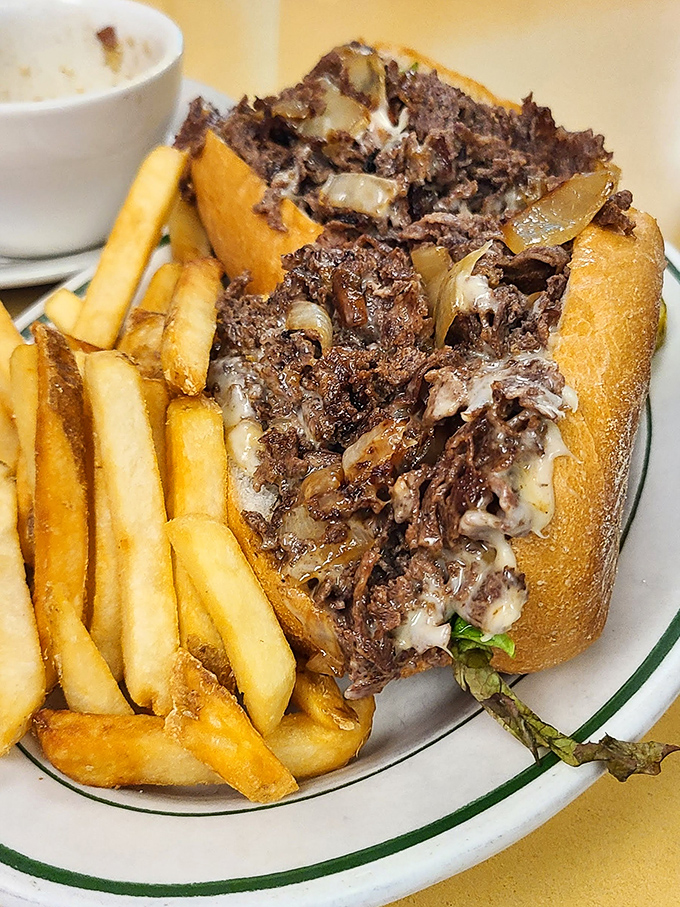 Not all heroes wear capes&mdash;some come on fresh rolls. This cheesesteak hoagie is the kind of sandwich that demands both hands and your full attention.