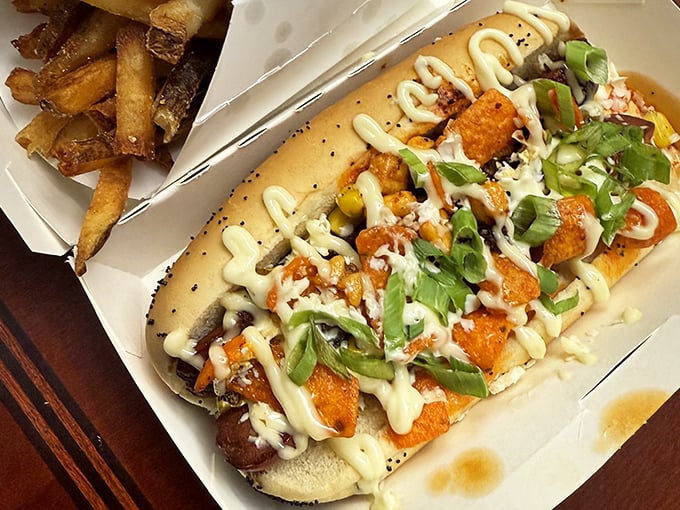 Hot dog innovation that would make Chicago nervous. Toppings that transform the humble frank into something worth crossing state lines for.