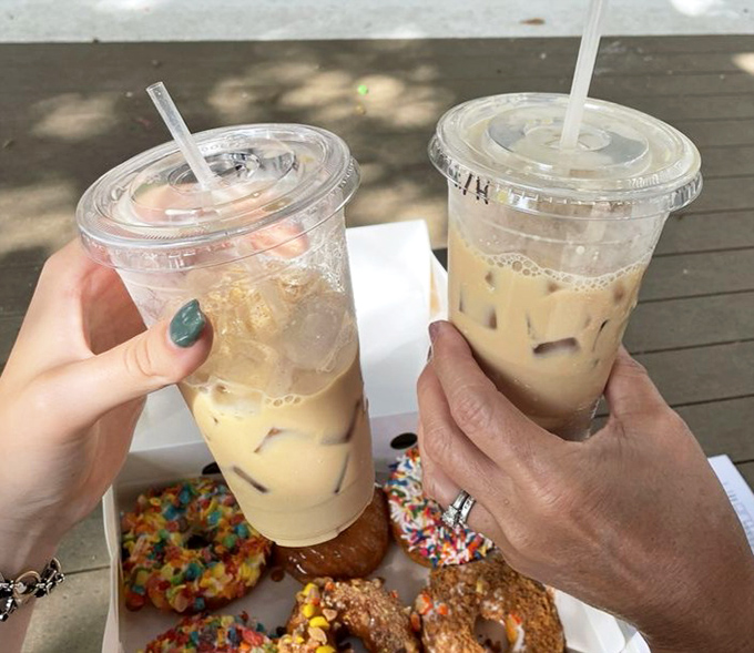Coffee and donuts: a relationship more perfect than most Hollywood marriages and certainly more satisfying on a Monday morning.