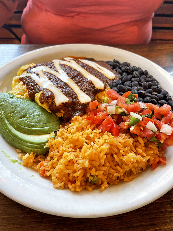 This isn't just breakfast&mdash;it's a color wheel of California flavors where every bite tells a story of avocado dreams and salsa sunshine.