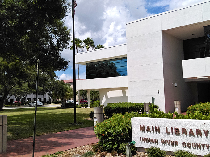 The Indian River County Main Library&mdash;where locals come for books but stay for the air conditioning and surprisingly comfortable chairs.