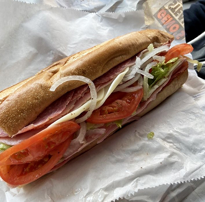 The Italian hoagie&mdash;a tower of cold cuts, fresh veggies, and cheese that proves Geno's isn't just a one-sandwich wonder.