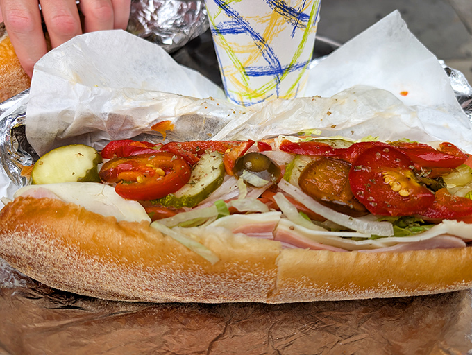 This hoagie is architectural perfection&mdash;layers of fresh ingredients creating a skyscraper of flavor that demands to be devoured.