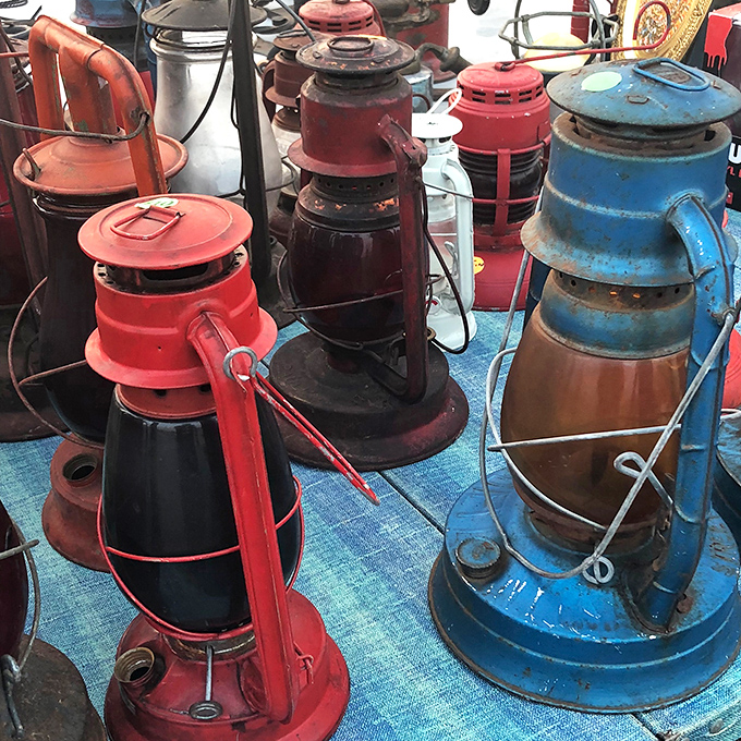 These vintage kerosene lanterns aren't just antiques—they're time machines to an era when illumination required more commitment than flipping a switch.