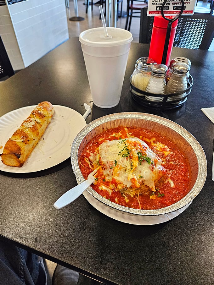 Lasagna that doesn't know the meaning of restraint&mdash;layers of pasta, cheese, and sauce in a relationship so perfect it should write a self-help book.