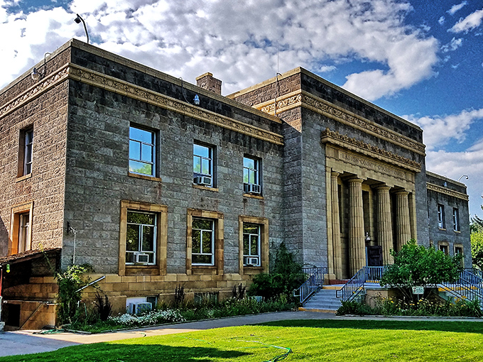 The stately Lassen County Courthouse stands as a testament to small-town grandeur, where justice is served with a side of architectural splendor.