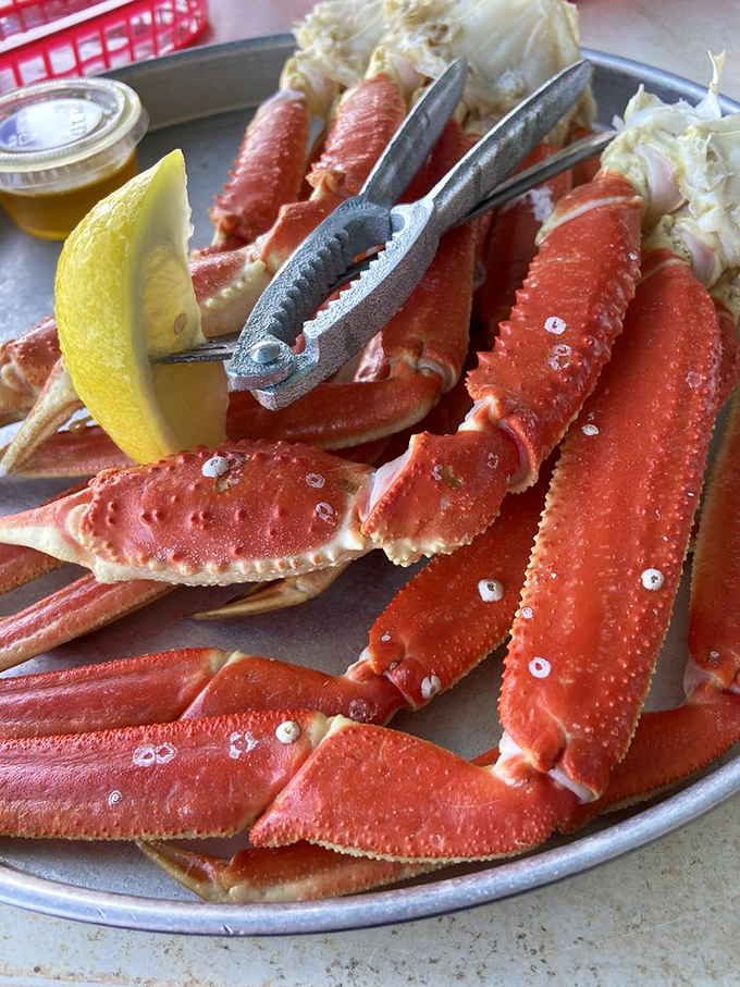 Snow crab legs so impressive they deserve their own zip code. The metal crackers are merely a formality&mdash;these beauties practically surrender their treasures on sight.
