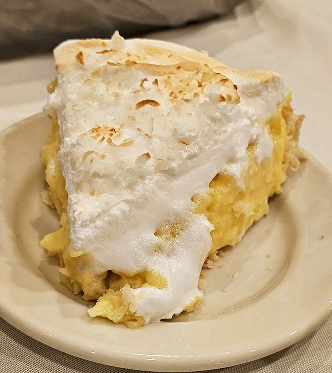 This lemon meringue pie doesn&rsquo;t just have meringue&mdash;it has a cloud formation that meteorologists would study with fascination and hunger.