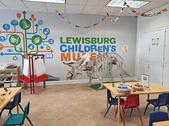 Dinosaurs and creativity coexist at the Lewisburg Children's Museum, where young imaginations roam as freely as T-Rex once did.