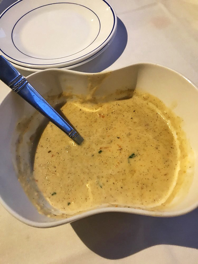 Lobster bisque so velvety and rich, it makes you wonder if lobsters secretly aspired to become comfort food all along.